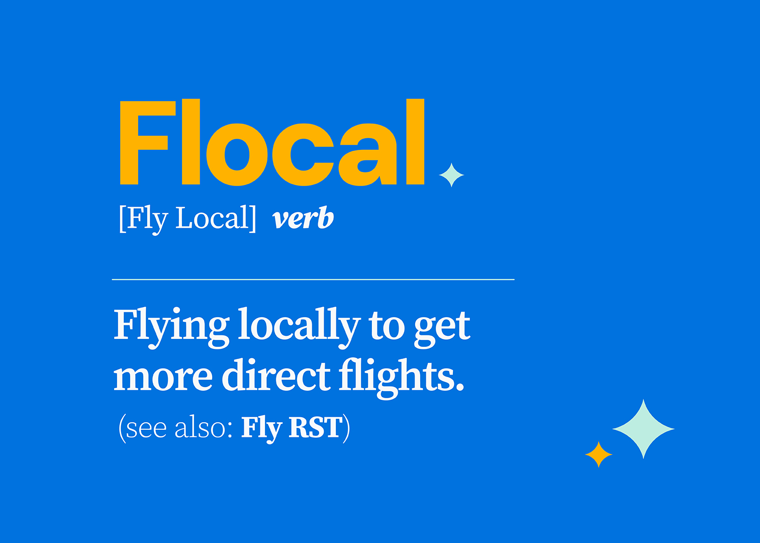Airport Marketing Campaign: "Flocal" with RST | Hit Agency